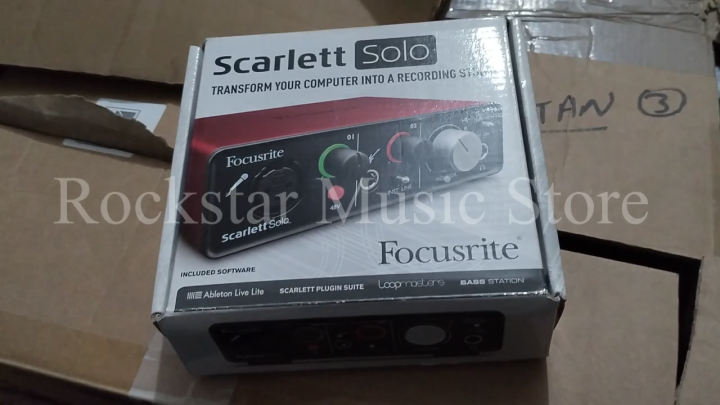Focusrite Scarlett Solo 1st Gen USB Audio Interface | Daraz.pk