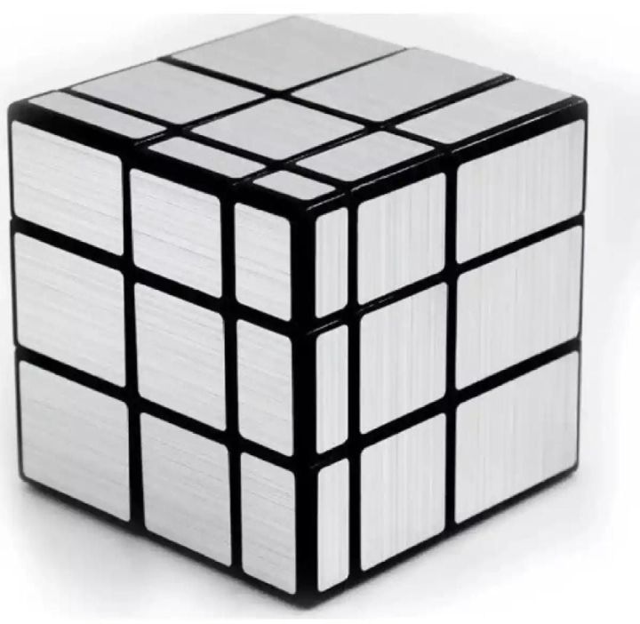Original QIYI Mirror Rubiks Cube - Rubik's Cube for Kids - Silver - Very Smooth 3x3x3 Rubics ...