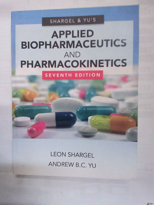 APPLIED BIOPHARMACEUTICS AND PHARMACOKINETICS 7TH EDITION BY LEON SHARGEL | Daraz.pk
