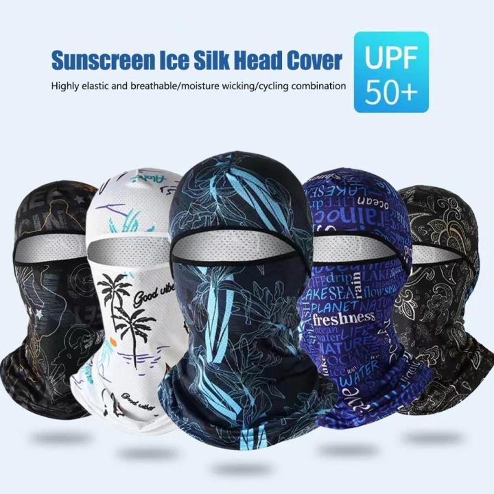 Sun Protection Balaclava Full Face Cycling Cap UV Protection Bicycle ...