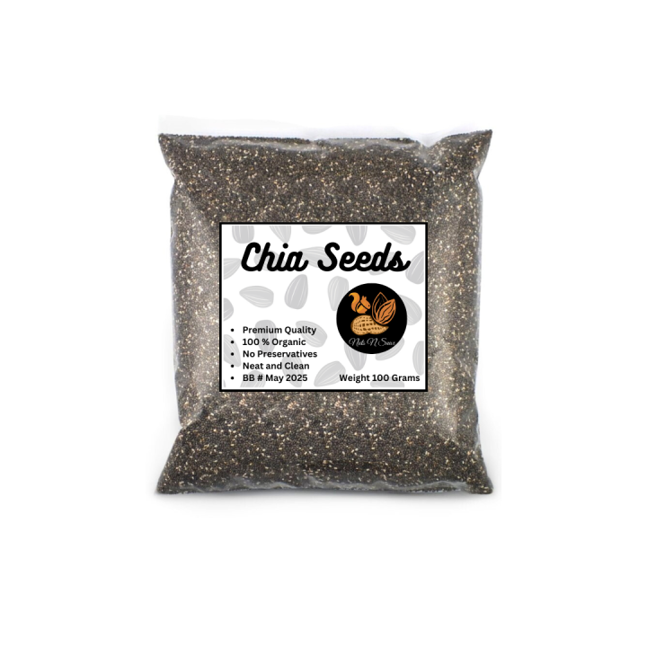 Chia Seeds 100 grams (Organic and Original) Superfood | Daraz.pk