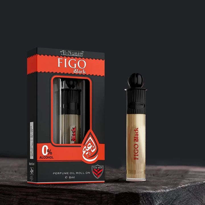 Al-Nuaim Silver Series |Figo Black |Alcohol Free |Attar Roll On |Luxury ...