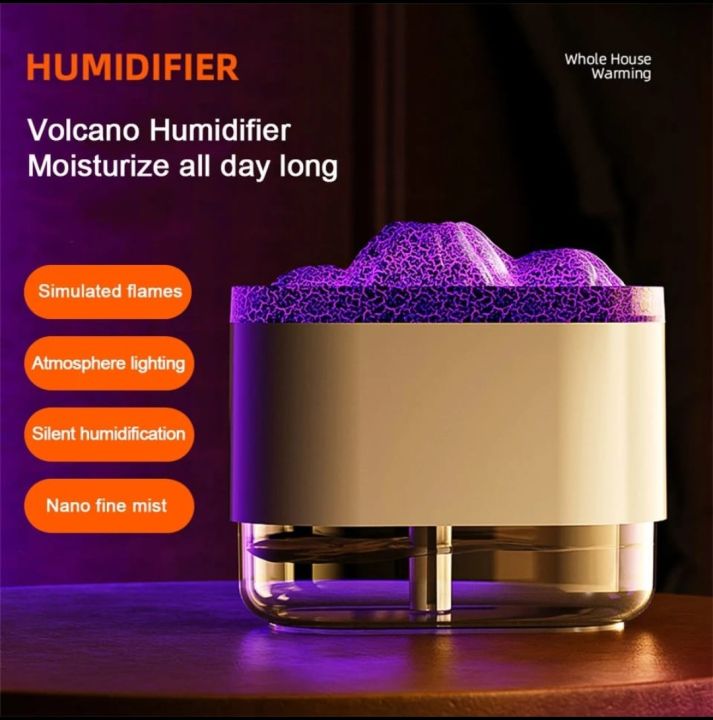 Volcano Lava Humidifier RGB Colour USB Power | Daraz.lk