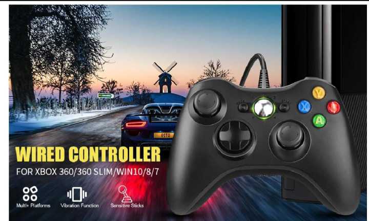 Wired Controller Xbox 360 for PC & Console - USB Gaming Joystick ...