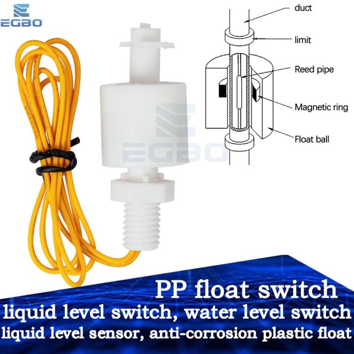 Pp Float Switch Liquid Level Switch Water Level Switch Liquid Level