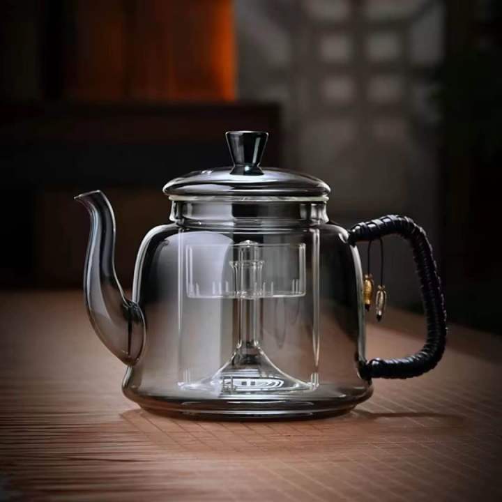 1pc Glass Teapot, 1000/1200/1500/and 1800ml Large Capacity Teapot ...