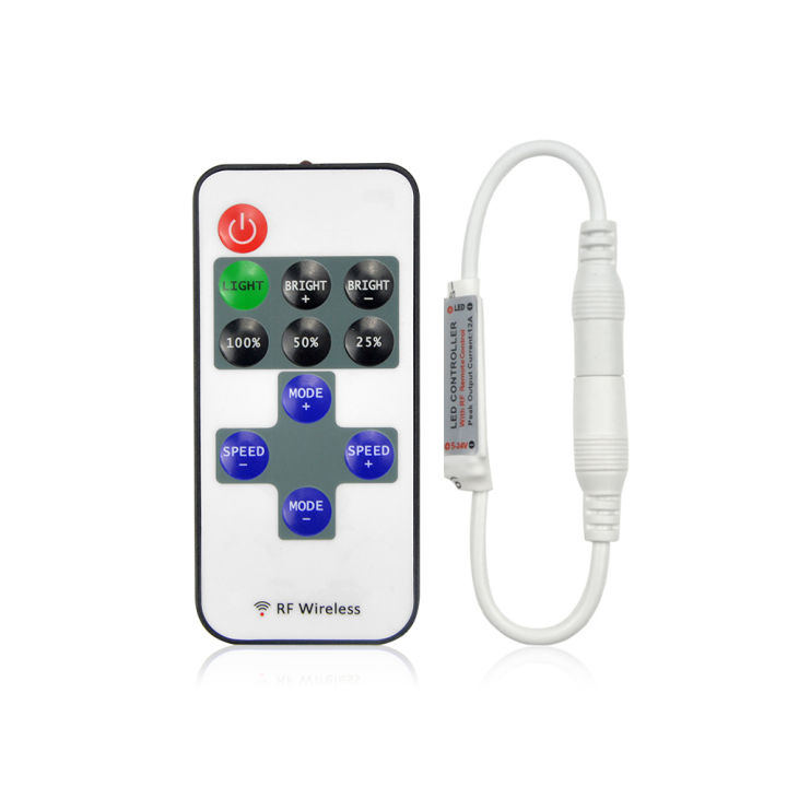 Wireless RF Remote Control LED Dimmer Switch DC 12V-24V Brightness ...
