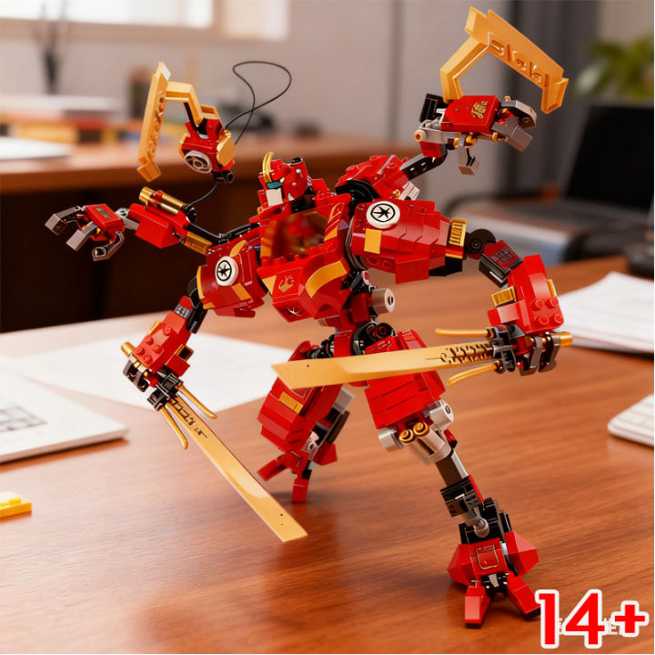 In stock 623PCS Building Blocks Kais Climbing Mech Robot Anime Model ...