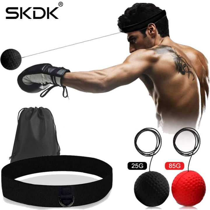 Boxing Reflex Ball Boxing Balls with Headband Punching Speed Fight ...