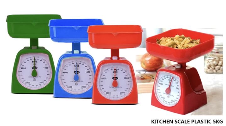 Kitchen Scale Plastic Analog Weighing Scale Up to 5Kg | Daraz.lk