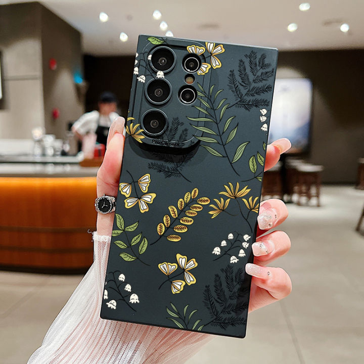 Leaf Pattern Phone Case For Samsung Galaxy A15 A35 A55 A14 A34 A54 A13 ...