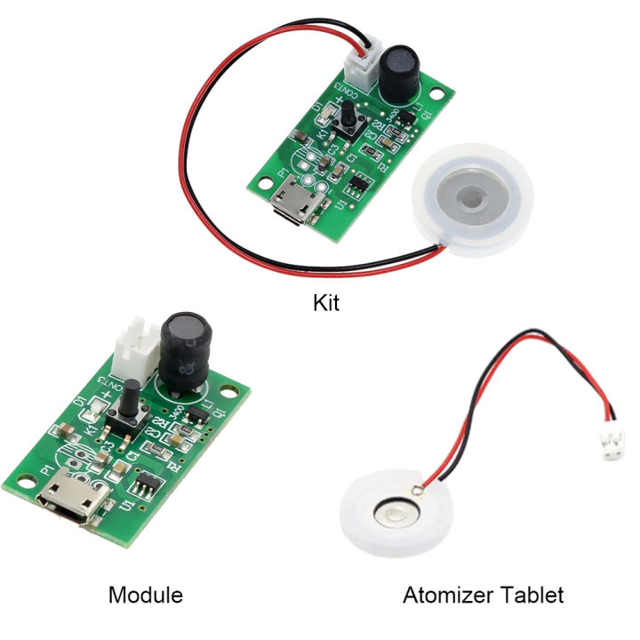 Mist Maker and Driver Circuit Board DC 5V Fogger Atomization Film ...