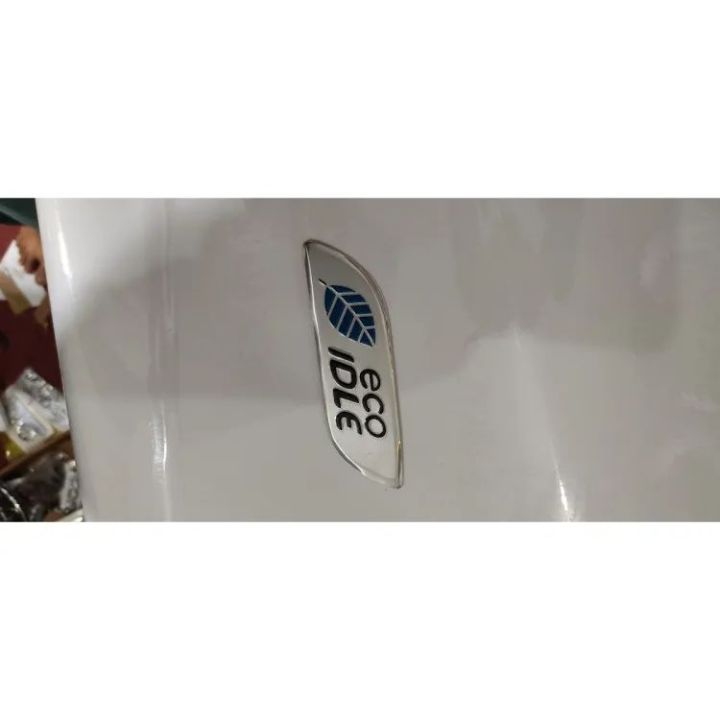DAIHATSU MIRA diggi back ECO IDLE monogram sticker genuine hard chrome ...