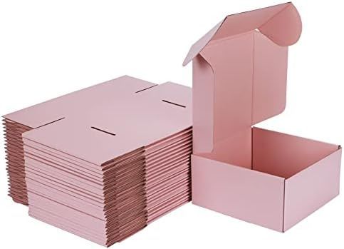 Pink Boxes Small Size 4X4X2 Inches - Imported Pink Ecommerce Boxes For ...