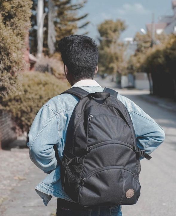 FW Three Pocket Backpack Black | Daraz.com.np