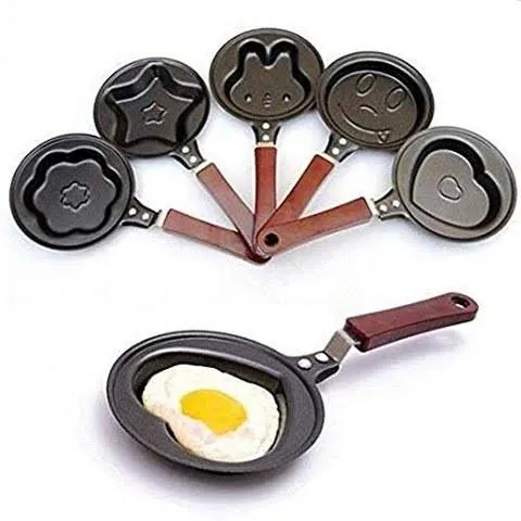 "Box Pack Nonstick Cute Cartoons Egg Pan: High-Quality Material with ...