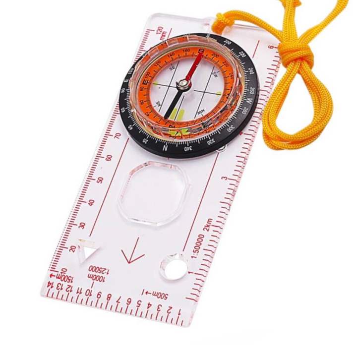 Liquid Filled Compass with Magnifier, Map Compass | Daraz.com.np