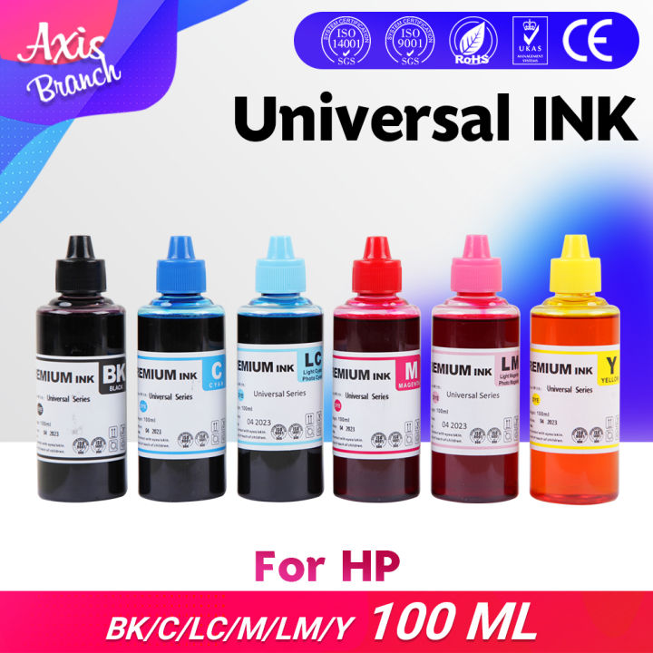 Axis branch refill ink for HP printer refill ink tank for HP 100 ml ...