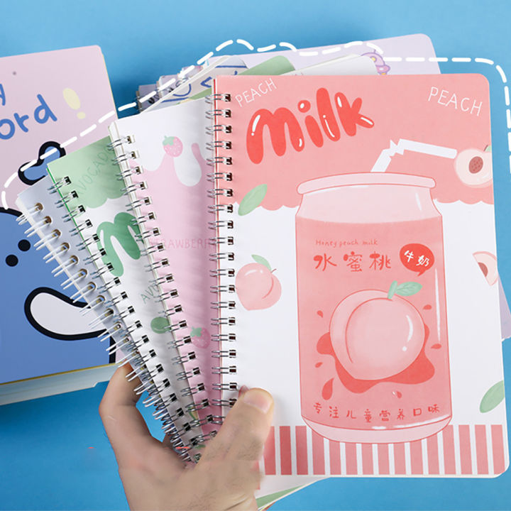 A5 1Pcs Binder Spiral Coil Book Cute Cartoon 60Sheet Thicken Notepad ...