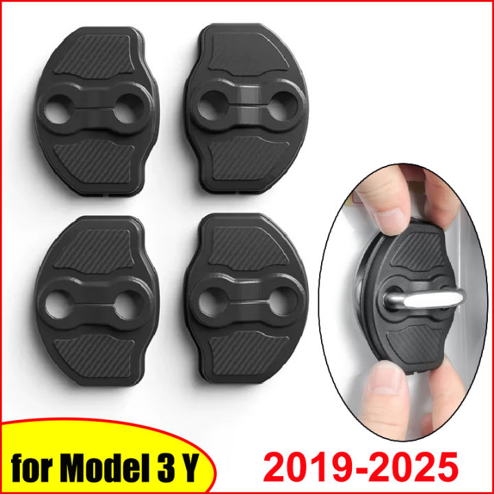 for Tesla Model Y Juniper 2025 Model 3 2024 2023 Car Door Lock Buckle ...