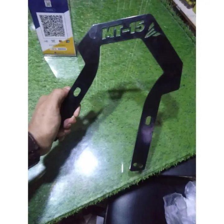 MT15 Rear Carrier Back Carrier with Bike Name Metal Sheet Cutting with ...