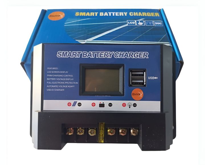 Pwm 20a Smart Solar Charge Controller 12v 24v With Usb Sockets And Lcd 5917