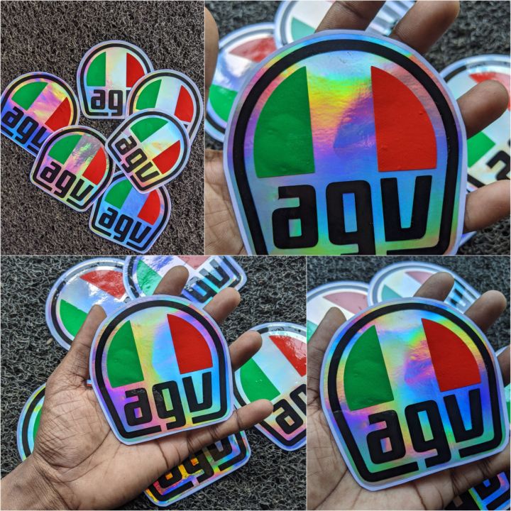 AGV Motorcycle Side Strip Body Stickers Motorcycle Helmet Stickers ...