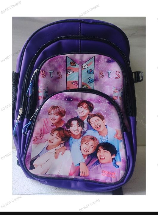 BTS backpack bag for school or college girls | Daraz.pk
