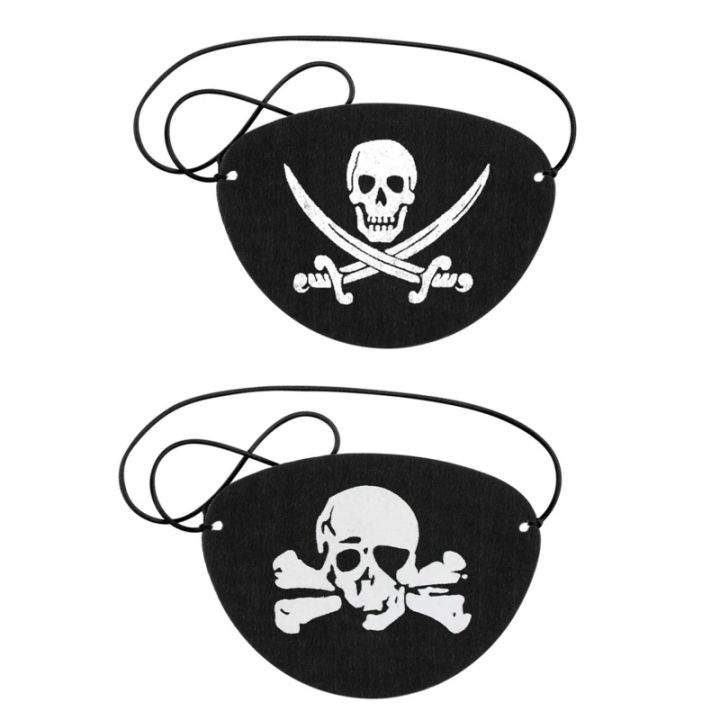 12Pcs Eye Skeleton Eye Patches Halloween Christmas Pirate Theme Party ...
