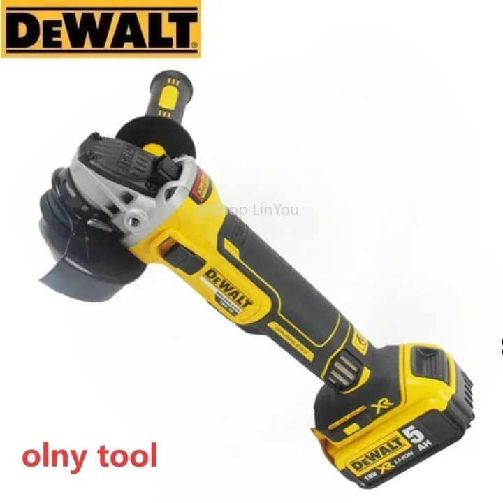 DEWALT DCG405 125mm flat head angle grinder bare machine tool cutting ...