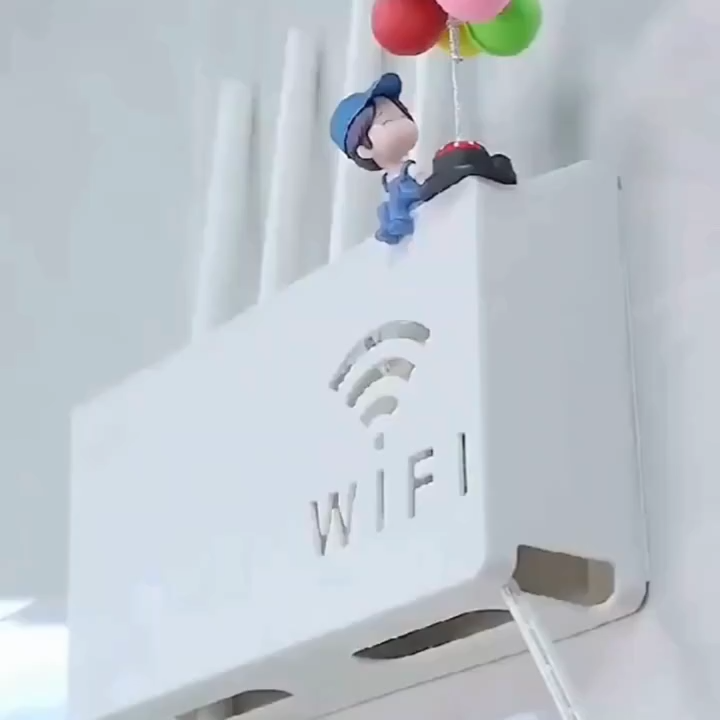 Wall-mounted router box, Wifi router stand, wifi router box for wall ...