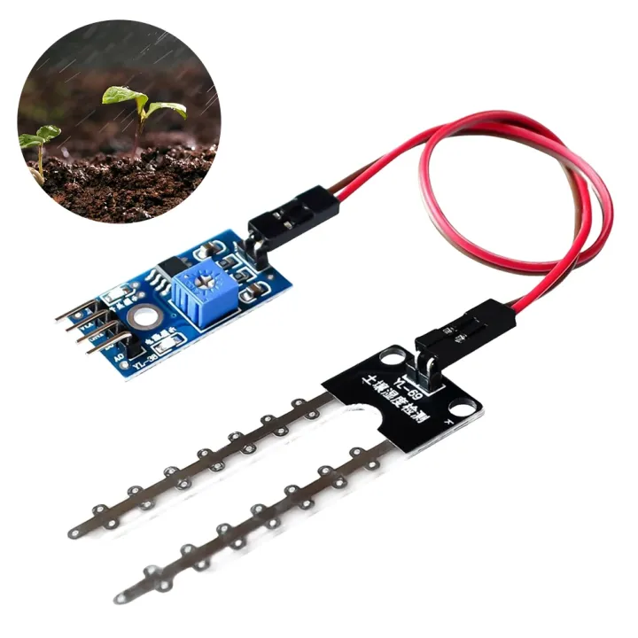 Smart Electronics Soil Moisture Hygrometer LM393 Soil Moisture Sensor ...