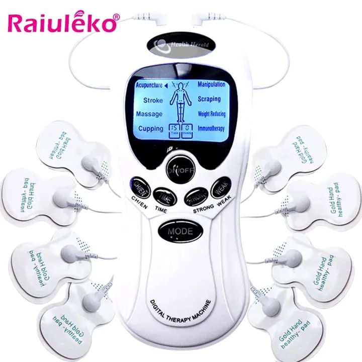 4 Models Electric herald Tens Muscle Stimulatar Ems Acupuncture Body Massage Digital Therapy ...