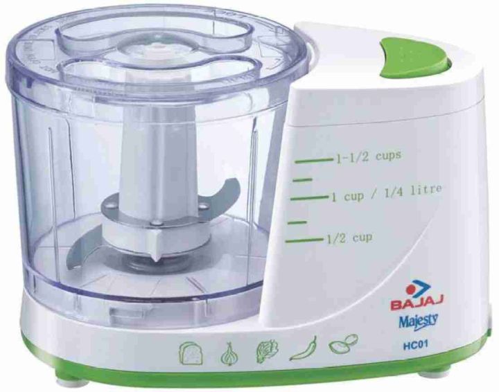 Bajaj HC01 135-Watt Horizontal Chopper (White/Green) | Daraz.com.bd