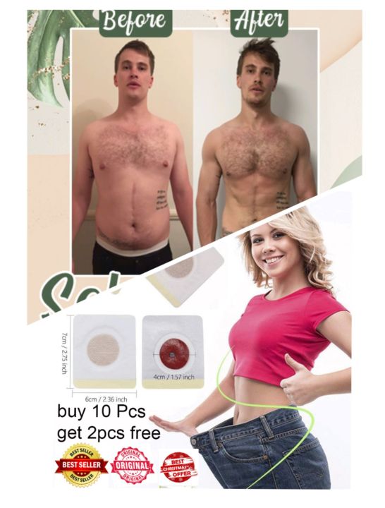 slimming Navel patch sticker weight loss for men and women 10 pcs ...