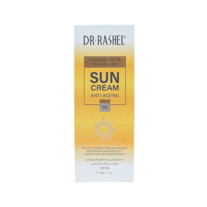 Dr. Rashel Anti-Aging & Whitening Sun Cream with SPF 90 60g | Daraz.lk