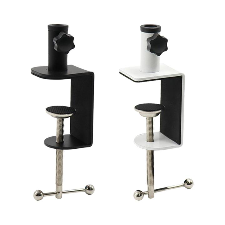 Desk Table Mount Clamp with Adjustable Screw Protective Heavy Duty ...