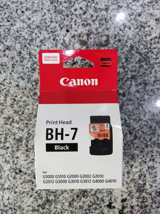 Black print head G1000/g1010g2000/g2010/G3000/g3010 canon Bh7 genuine ...