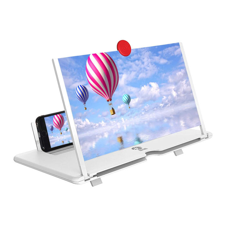 12” Screen Magnifier for Cell Phones, 3D Smart Mobile Phone Amplifier ...