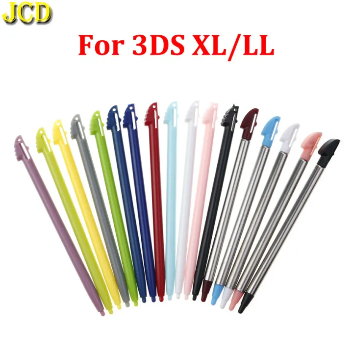JCD 10pcs Plastic Stylus Screen Metal Telescopic Touch Pen For 3DS LL ...