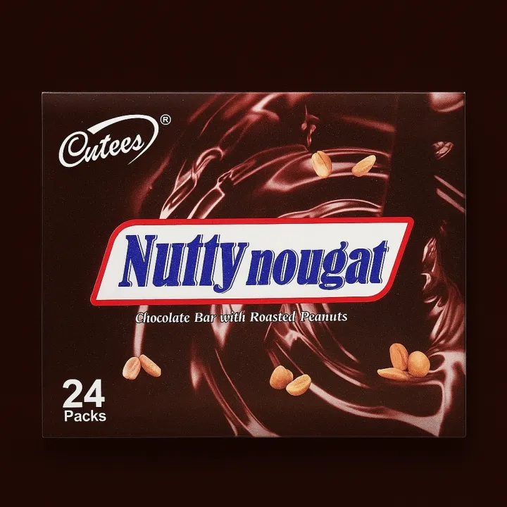 Nutty Nought Chocolate Bar with Roasted Peanuts – Rich & Crunchy – Pack ...