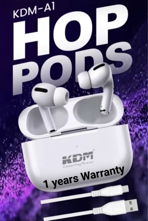 KDM A1 Hop Pods Bluetooth V5.4 Truly Wireless Earbuds With Mic, Supop ...