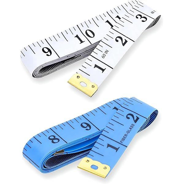 2 Pcs Tailor 60" Inch Inchi Tape Measure for Body Measurement Sewing ...