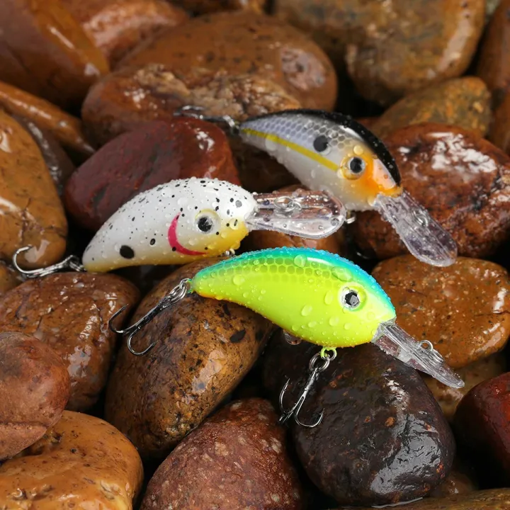 WALK FISH Mini Crankbaits Floating Fishing Lures 43MM 5G Artificial ...