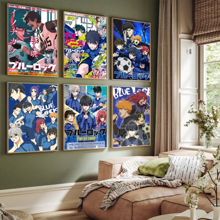 Anime Blue Lock Poster Posters Sticky HD Quality Wall Art Retro Posters ...