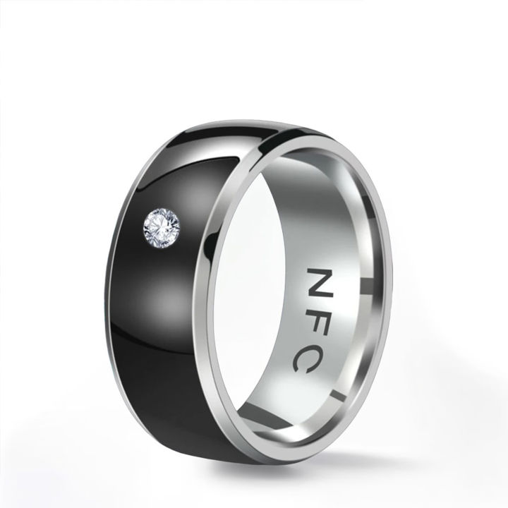 1PC NFC Multifunctional Smart Wearable Digital Ring Finger Connects ...