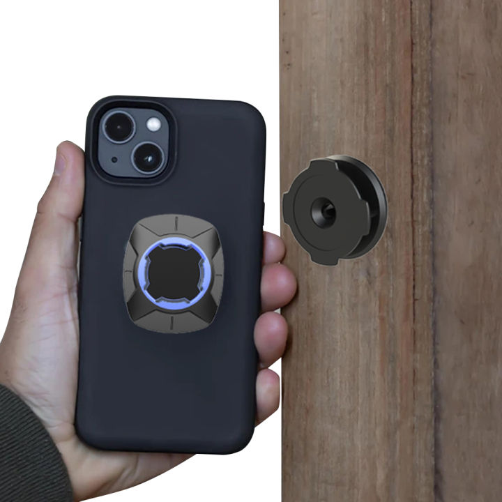 Phone Stand Wall Stickers Quick Release Wall Cellphone Mount Universal ...