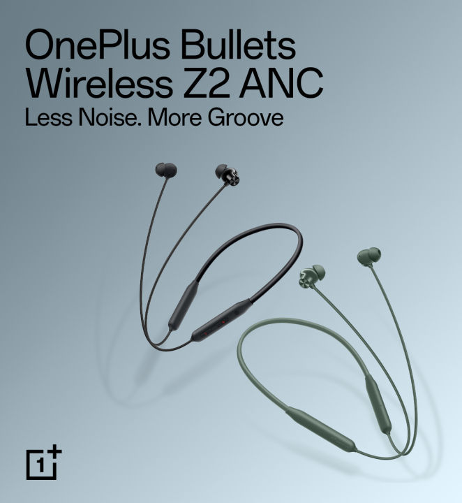 OnePlus Bullets Wireless Z2 ANC Neckband (45dB ANC)( 1 year ...