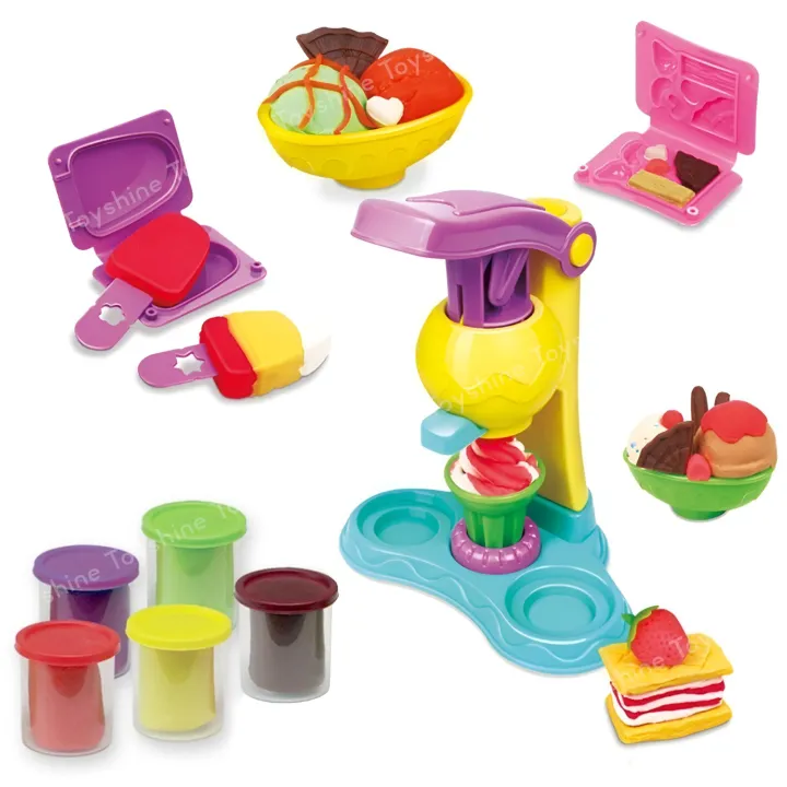 DIY Ice Cream Clay Play Set Make Your Favorite Desserts with Non Toxic ...