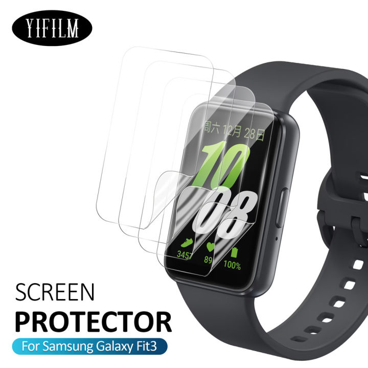 HOBBIT Soft Hydrogel Film for Samsung Galaxy Fit 3 Anti-scratch Screen ...